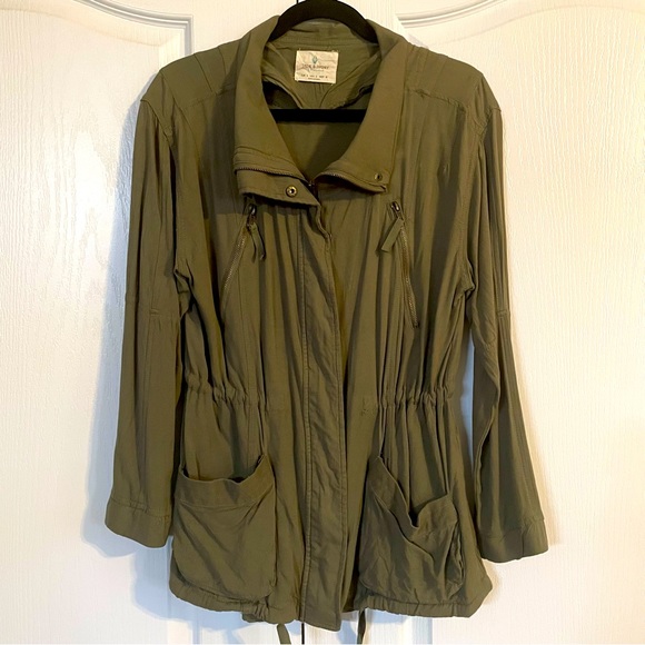 Jade & Ivory | Jackets & Coats | Olive Green Utility Jacket | Poshmark